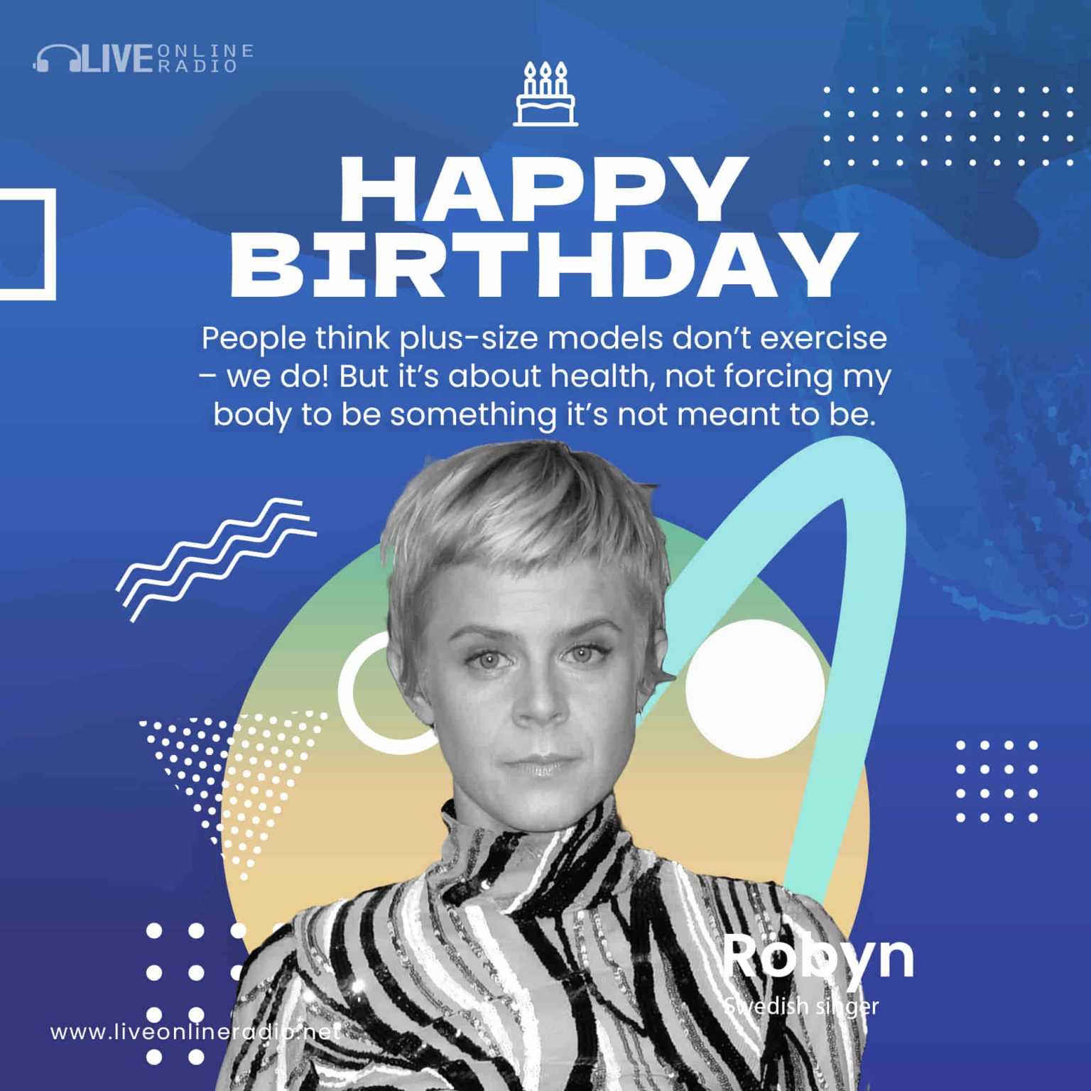 Robyn: Birthday - Live Online Radio Blog