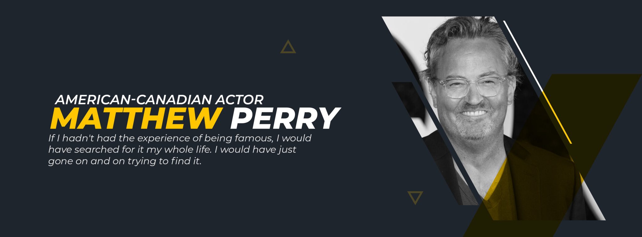 Inspiring quotes by Matthew Perry - Live Online Radio Blog