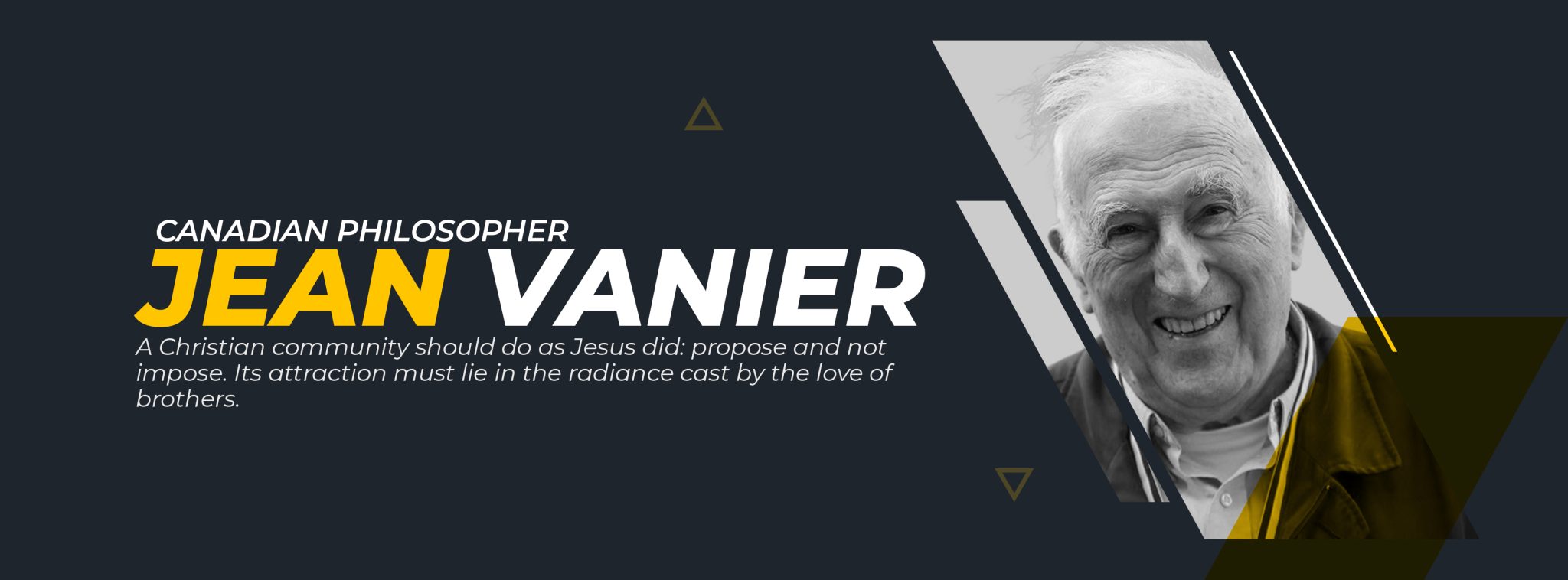Inspiring quotes by Jean Vanier - Live Online Radio Blog