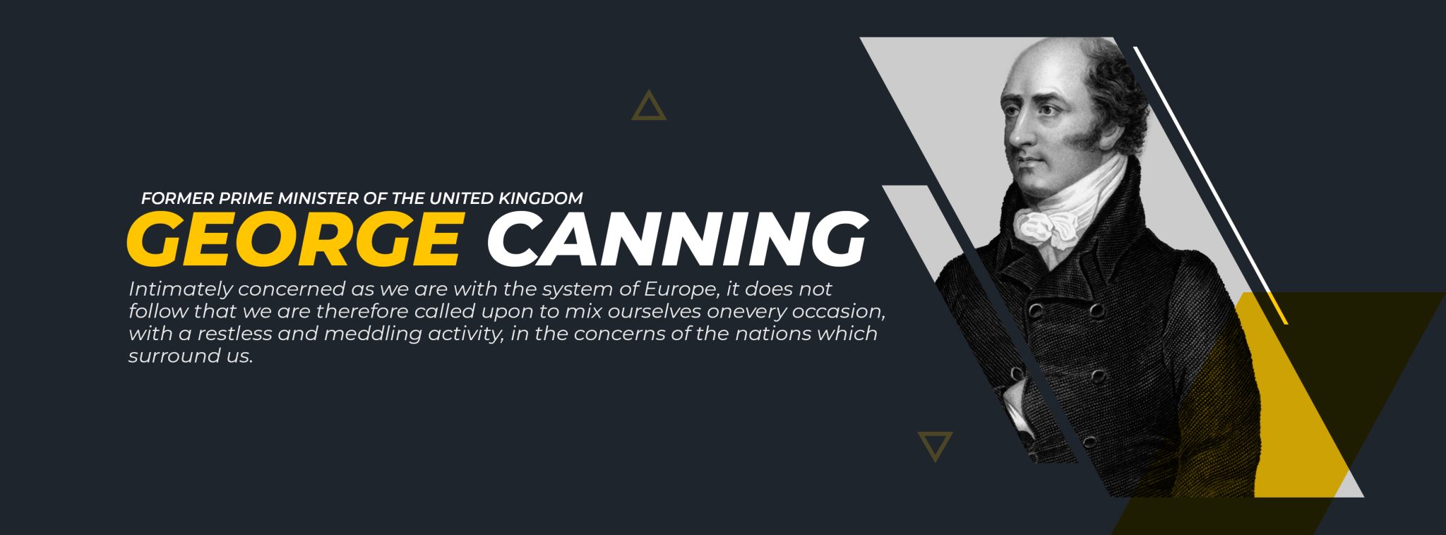 Inspiring quotes by George Canning - Live Online Radio Blog