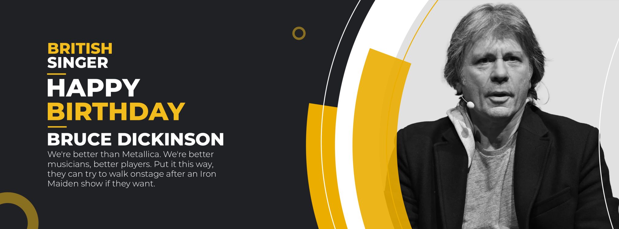 Bruce Dickinson: Birthday - Live Online Radio Blog