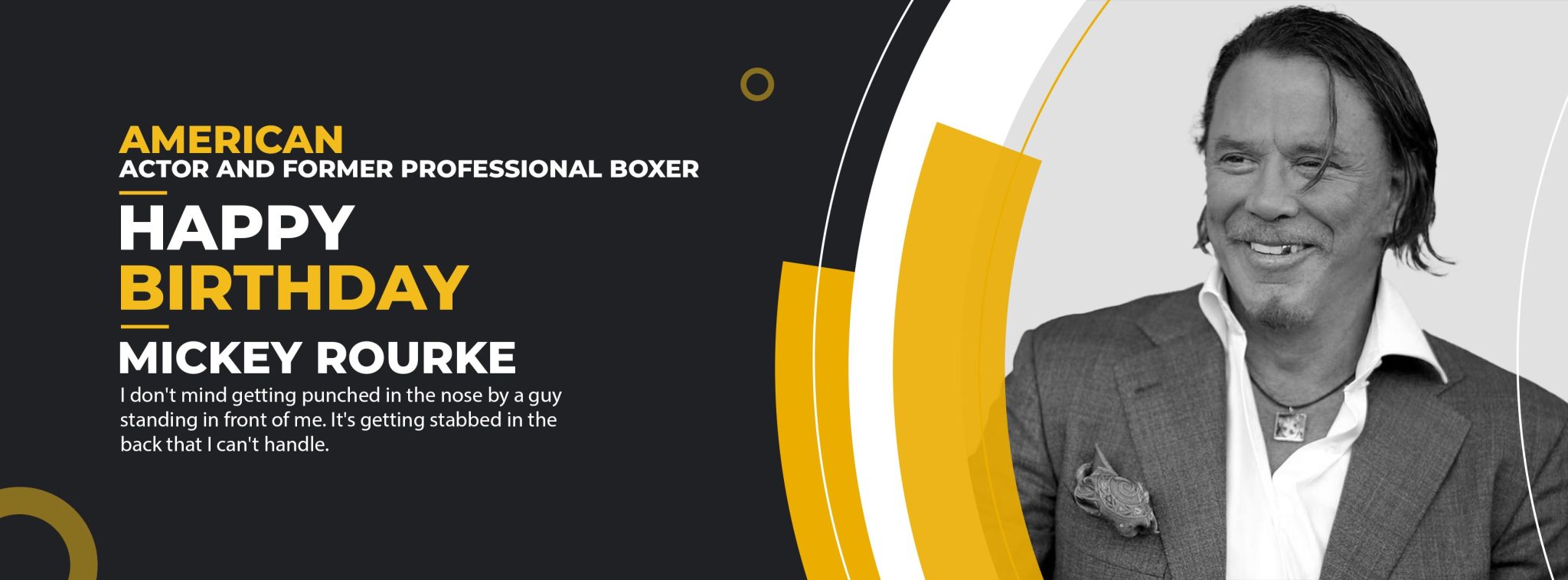 Mickey Rourke: Birthday - Live Online Radio Blog