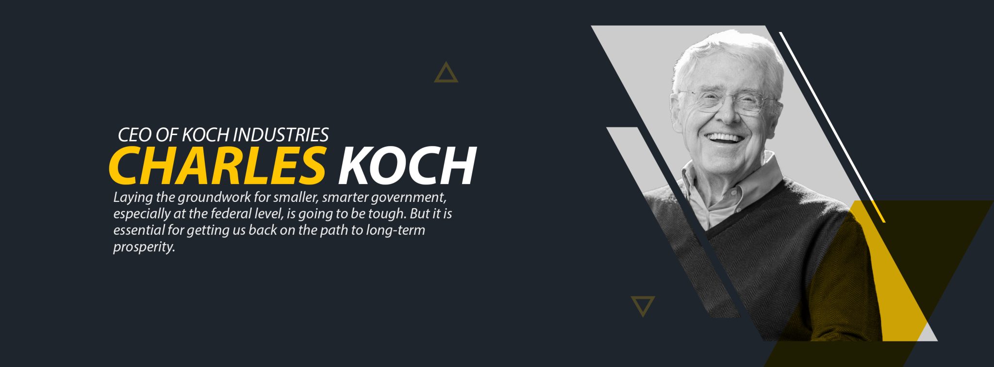 Inspiring quotes by Charles Koch - Live Online Radio Blog