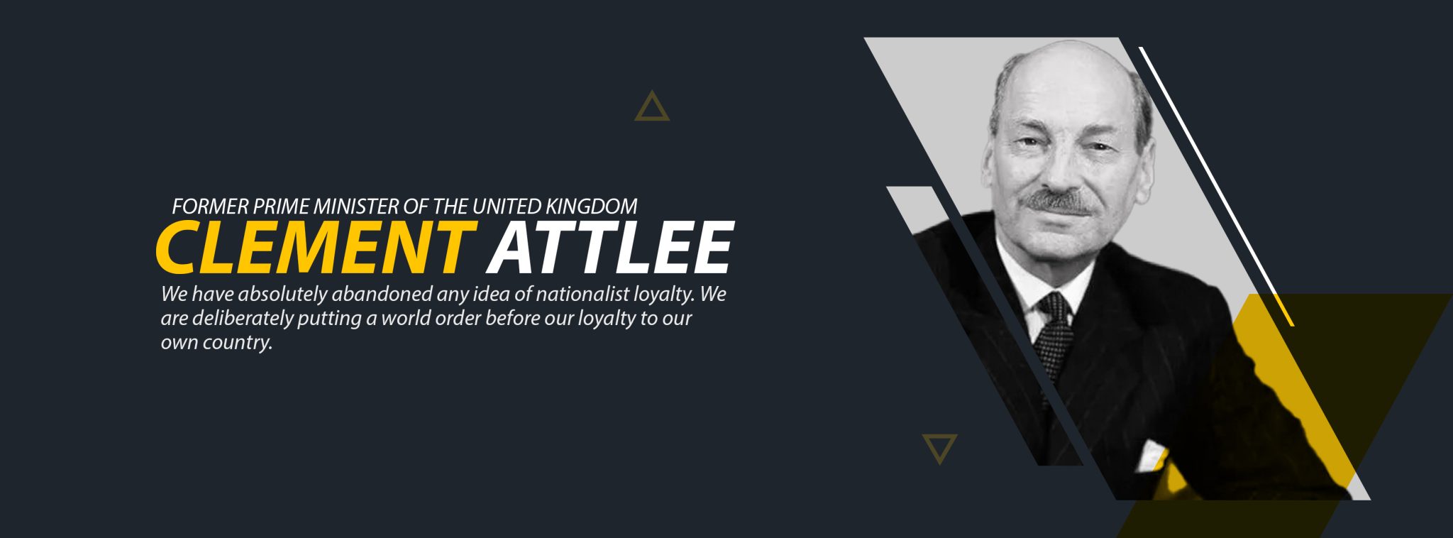 Inspiring quotes by Clement Attlee - Live Online Radio Blog