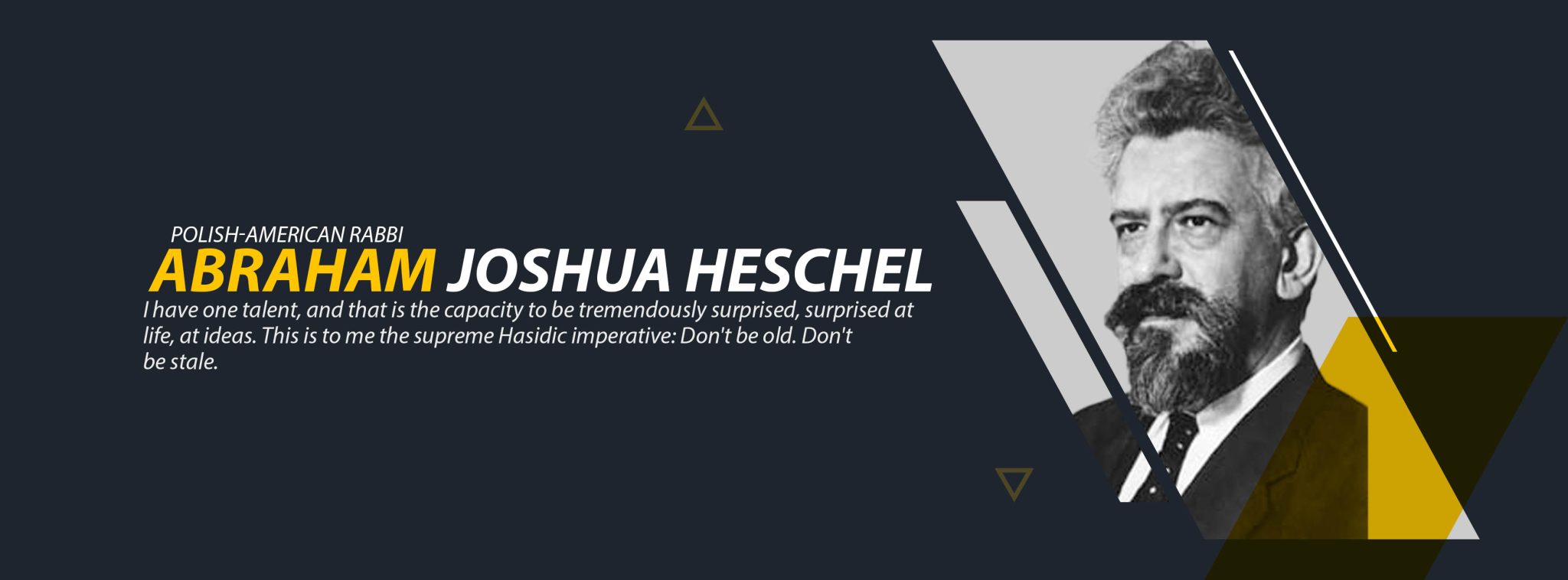 Inspiring quotes by Abraham Joshua Heschel - Live Online Radio Blog
