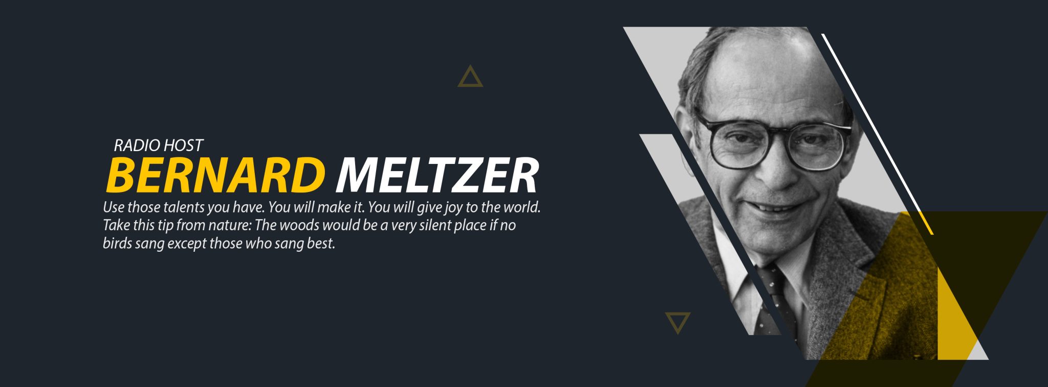 Inspiring quotes by Bernard Meltzer - Live Online Radio Blog