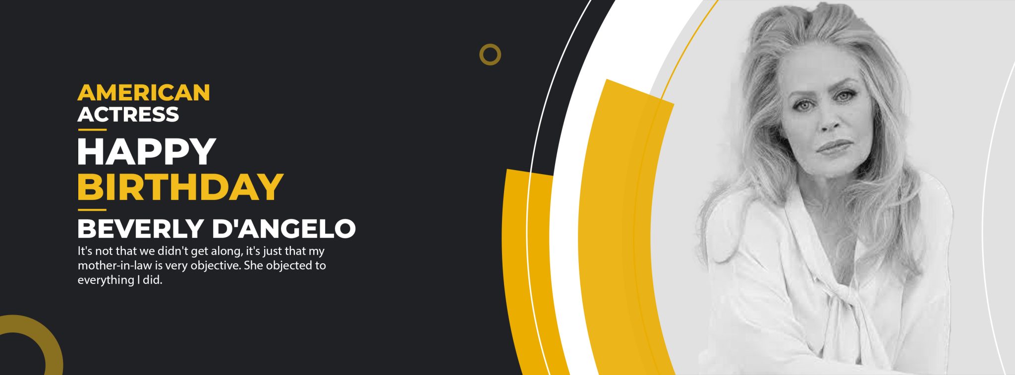 Beverly D'Angelo: Birthday - Live Online Radio Blog