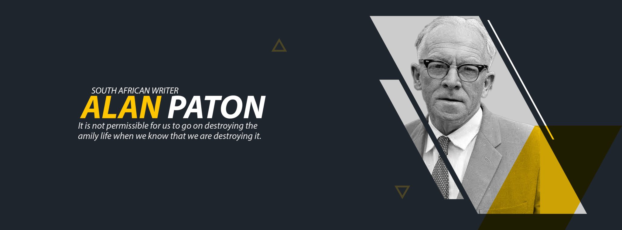 Inspiring quotes by Alan Paton - Live Online Radio Blog