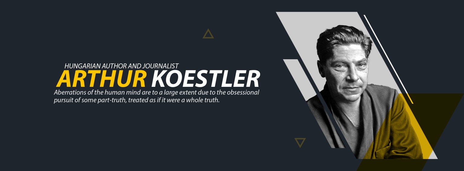Inspiring quotes by Arthur Koestler - Live Online Radio Blog