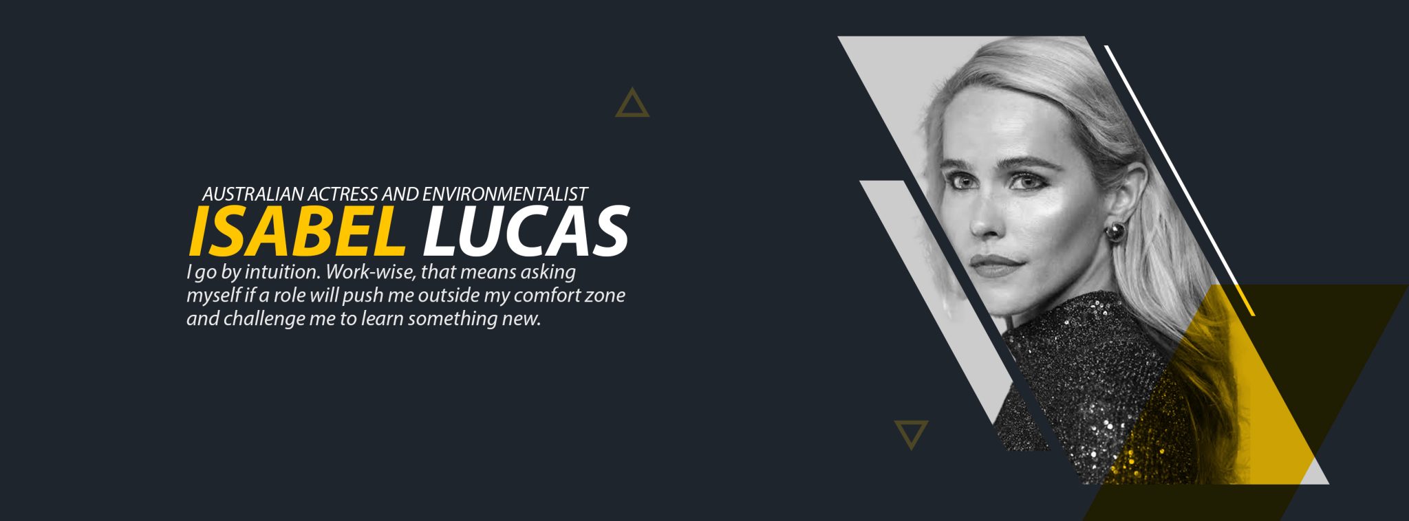 Inspiring quotes by Isabel Lucas - Live Online Radio Blog