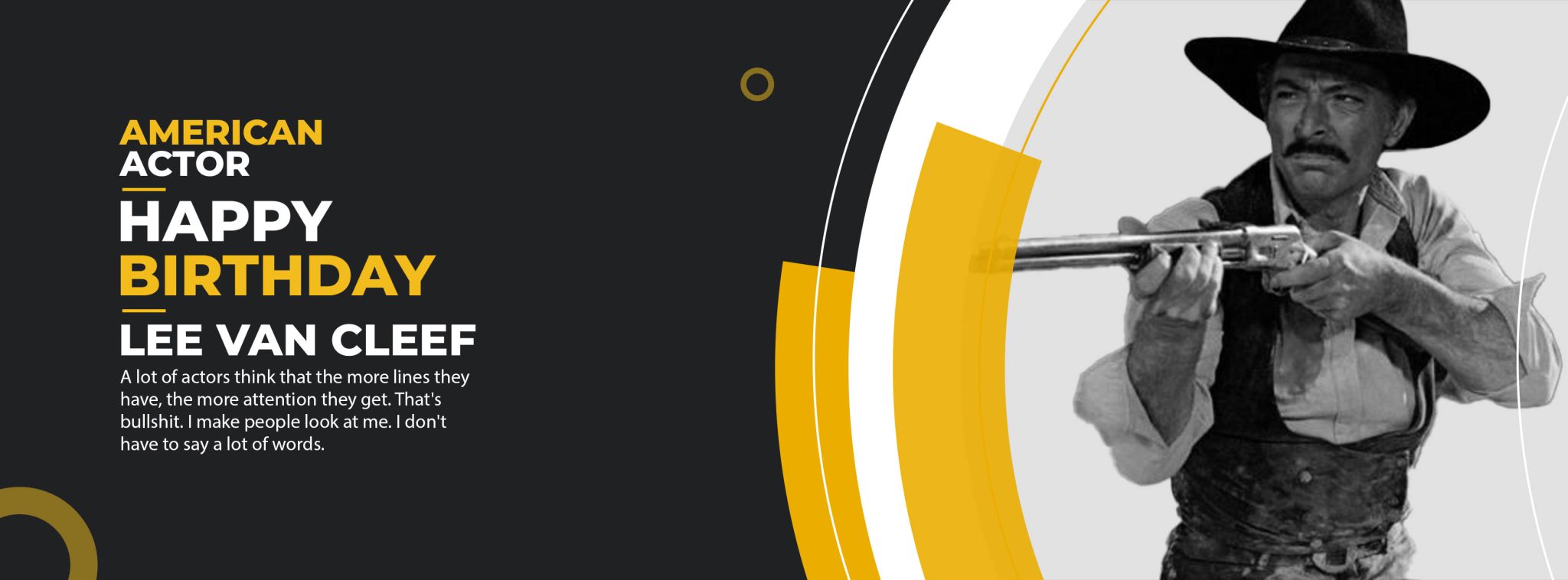 Lee Van Cleef: Birthday - Live Online Radio Blog