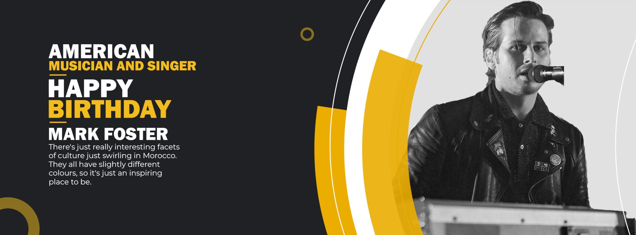 Mark Foster: Birthday - Live Online Radio Blog