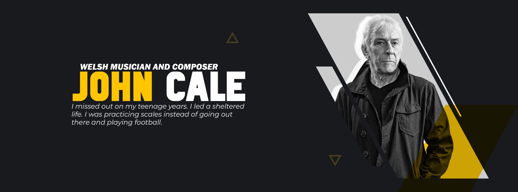 Inspiring quotes by John Cale - Live Online Radio Blog