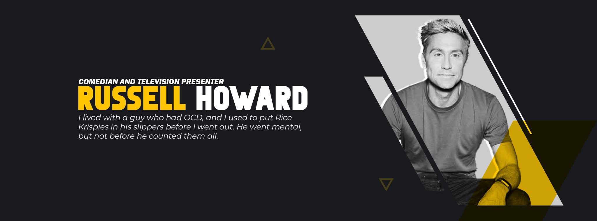 Inspiring quotes by Russell Howard - Live Online Radio Blog