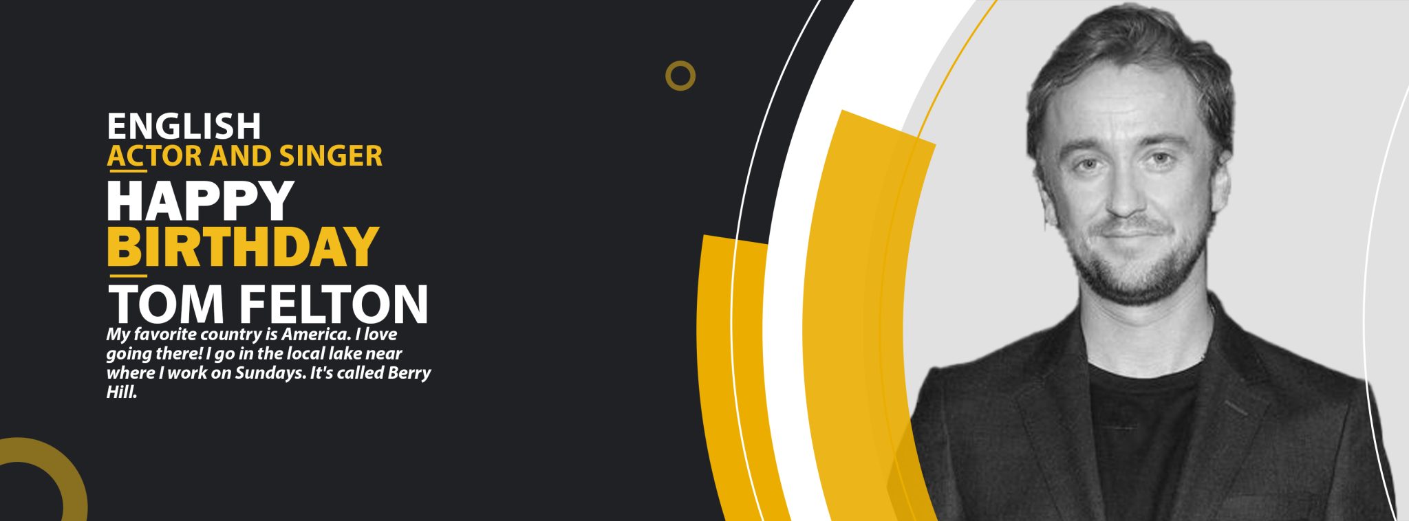 Tom Felton: Birthday - Live Online Radio Blog